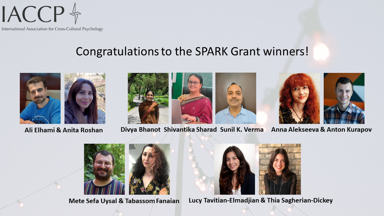 SPARK Grant Winners announced - International Association for Cross ...